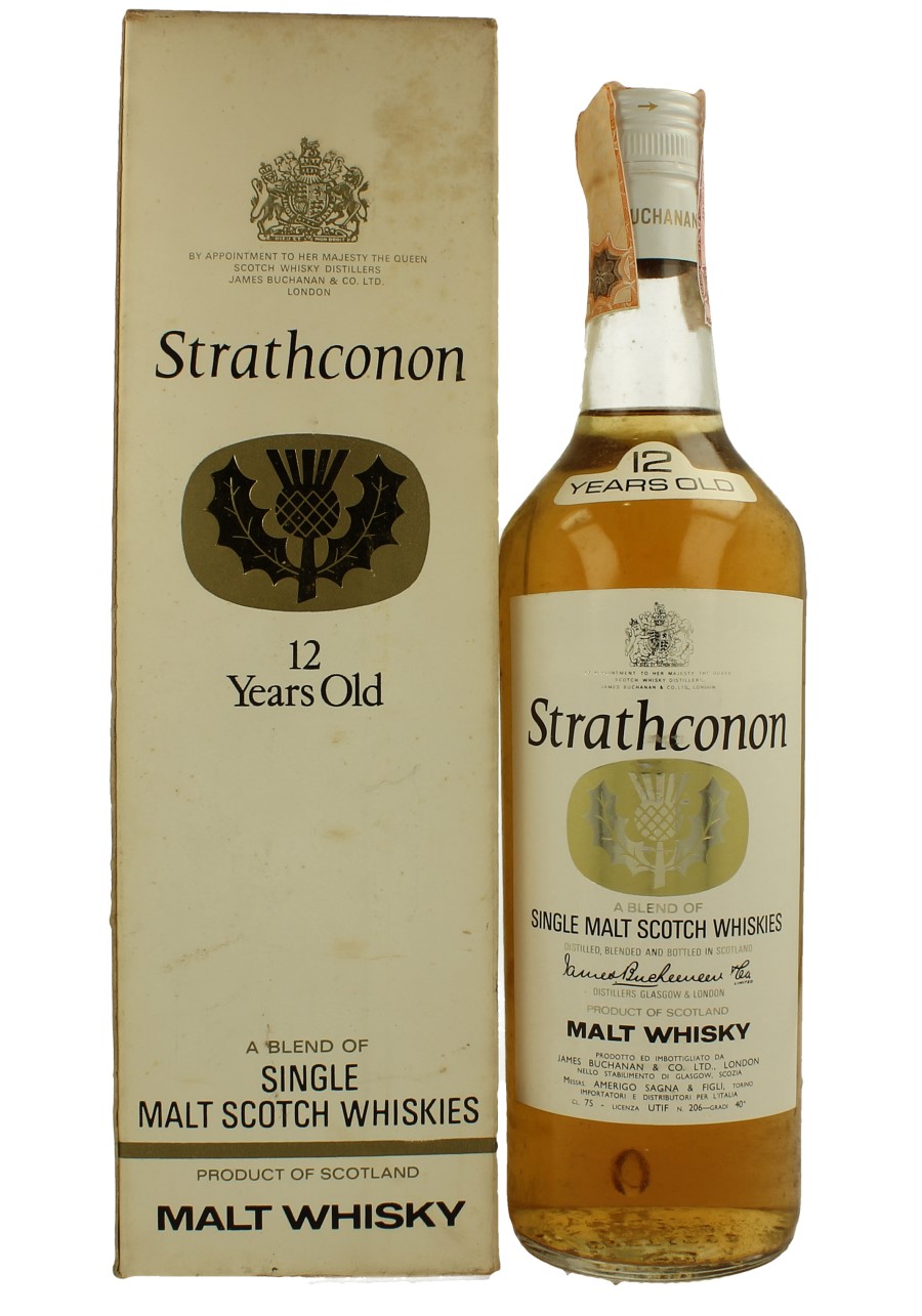 STRATHCONON Malt 12yo Bot.70's 75cl 43% James Buchanan - Products ...