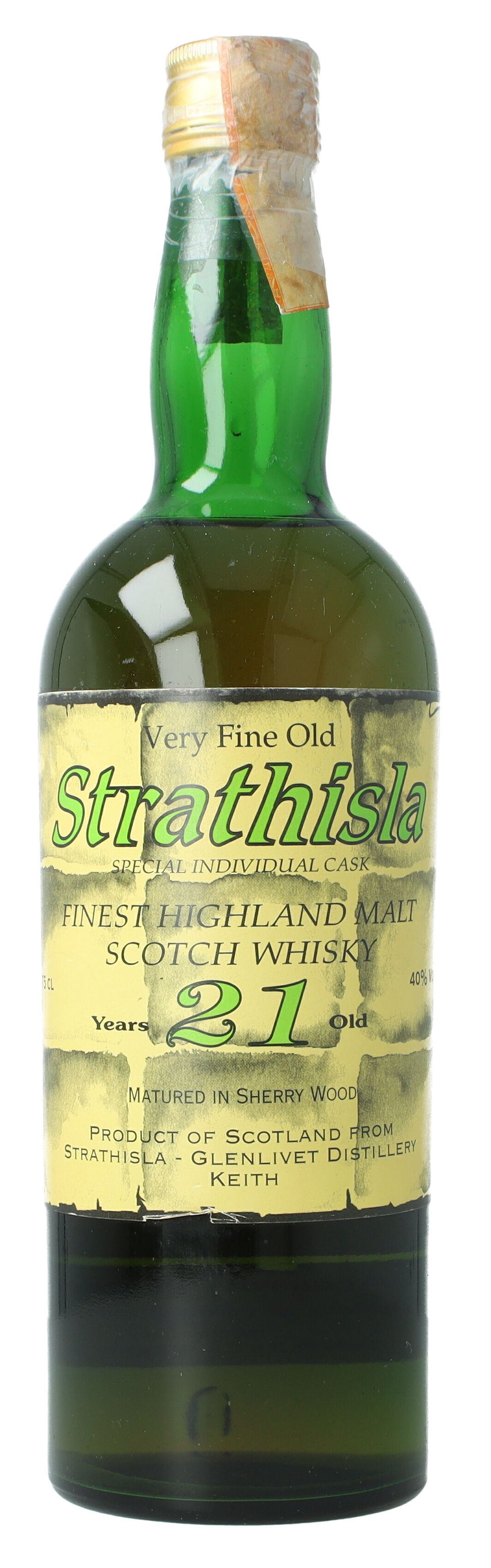 Strathisla Speyside Scotch Whisky 21 Years old Bottled 1989 75cl 40% OB ...