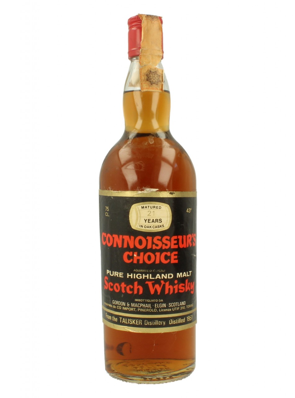 TALISKER Island Scotch Whisky 21 year old 1951 75cl 43% Gordon MacPhail ...