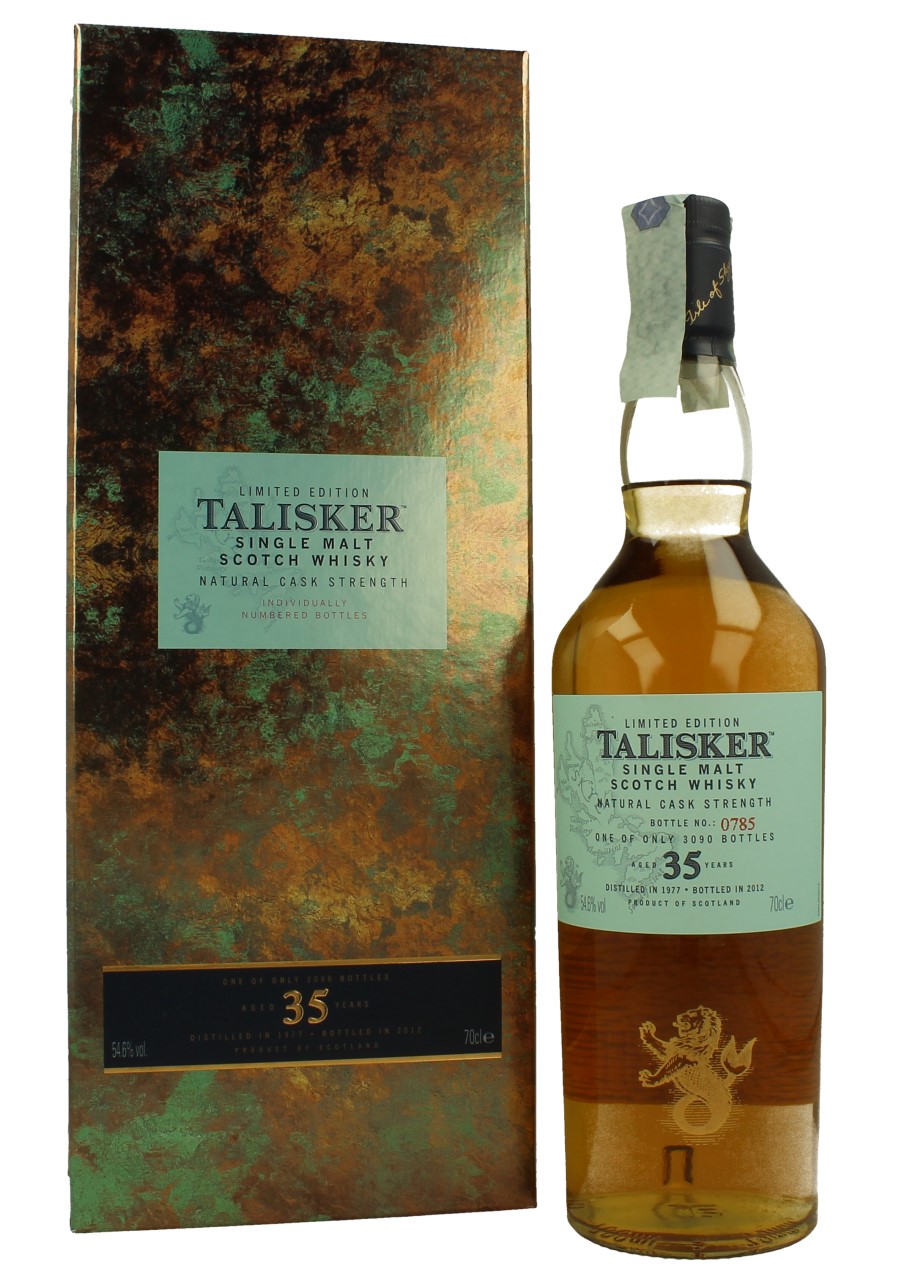 TALISKER Island Scotch Whisky 35 Year Old 1977 Bot2012 70cl 54.6% OB ...