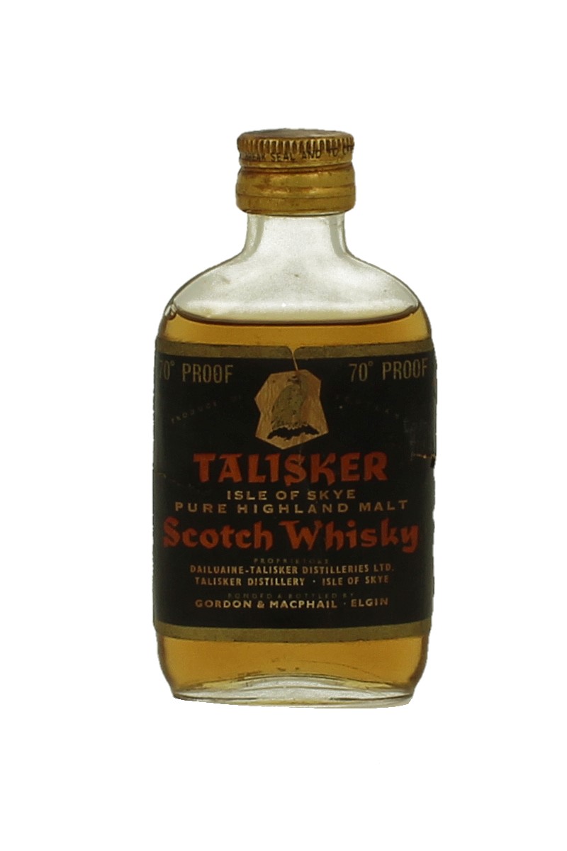 Talisker miniature 5x5cl Very rare Flat - Products - Whisky Antique ...