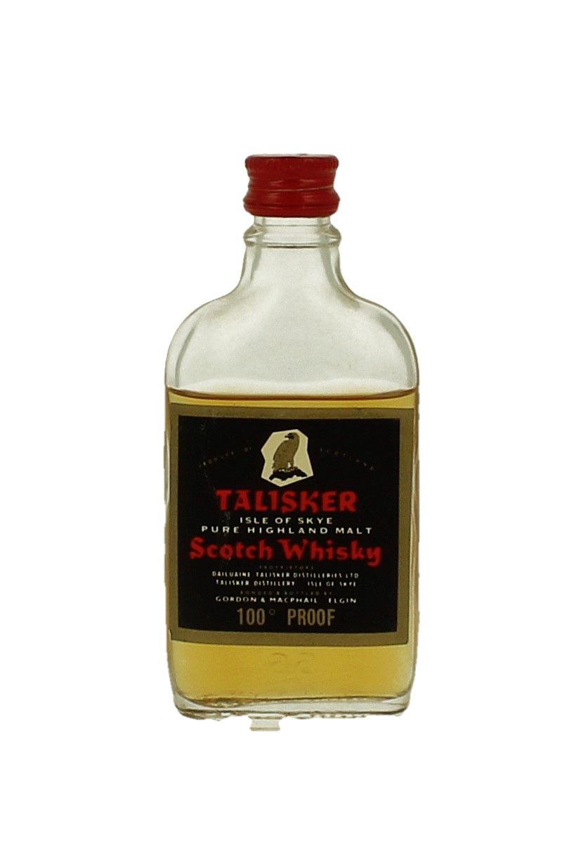 Talisker miniature 5x5cl Very rare Flat - Products - Whisky Antique ...