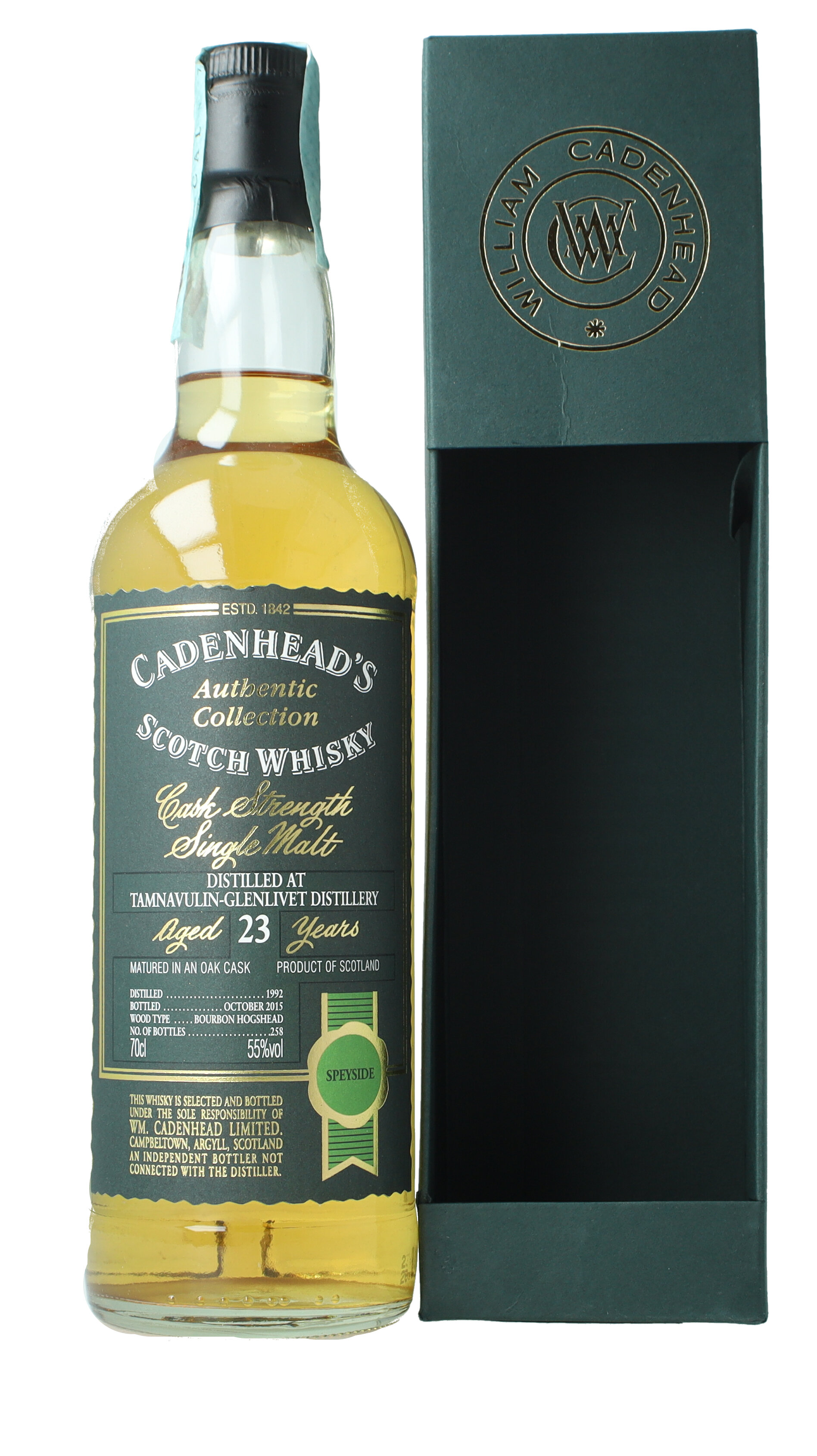 Tamnavulin Speyside Scotch Whisky 23 Years Old 1992 2015 70cl 55% ...