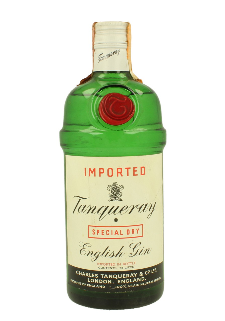 TANQUERAY SPECIAL DRY 75CL 43% OLD BOTTLED FROM THE 70'S 80S - Products ...