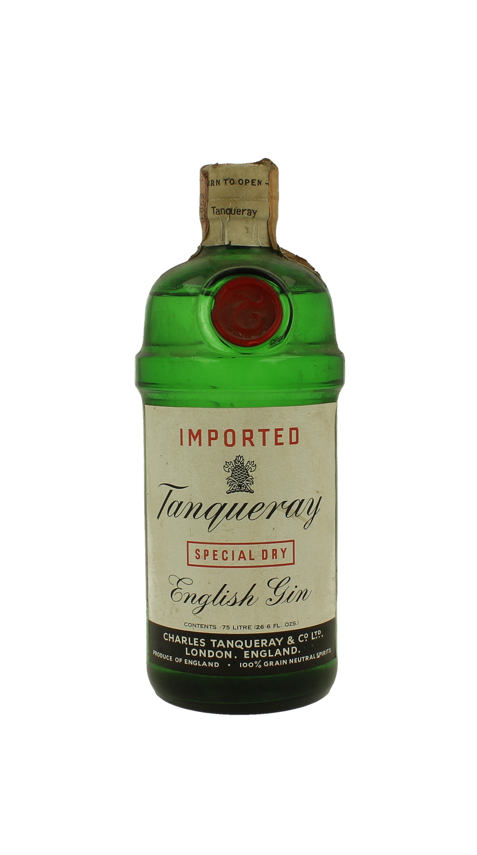 TANQUERAY Special Dry Gin - Bot.70's 75cl 43% - Products - Whisky Antique, Whisky & Spirits