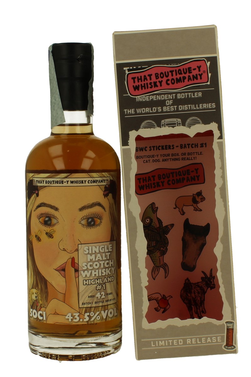 TBWC HIGHLAND Single Malt #1 42 years old 70cl 43.5% - Batch #1 ...