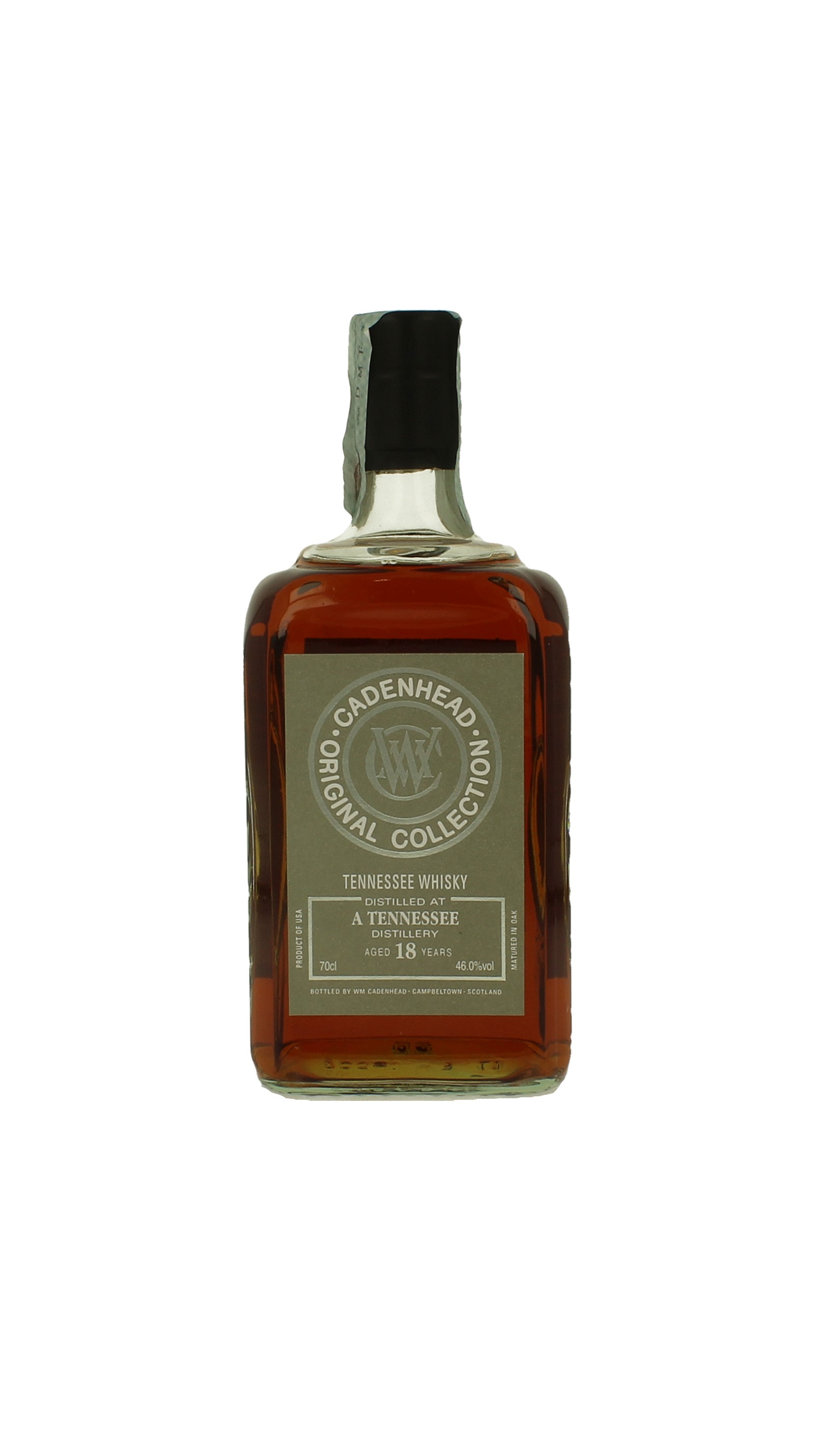 Tennessee Whiskey 18 years old 70cl 46% Cadenhead's - Original ...
