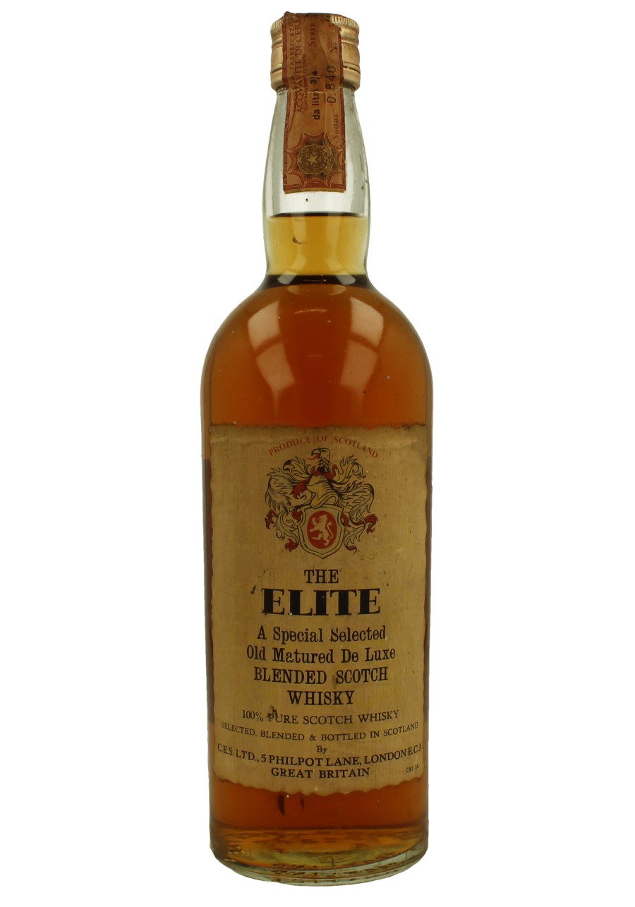 THE ELITE Bot.60/70's 75cl 43% - Blended - Products - Whisky Antique ...