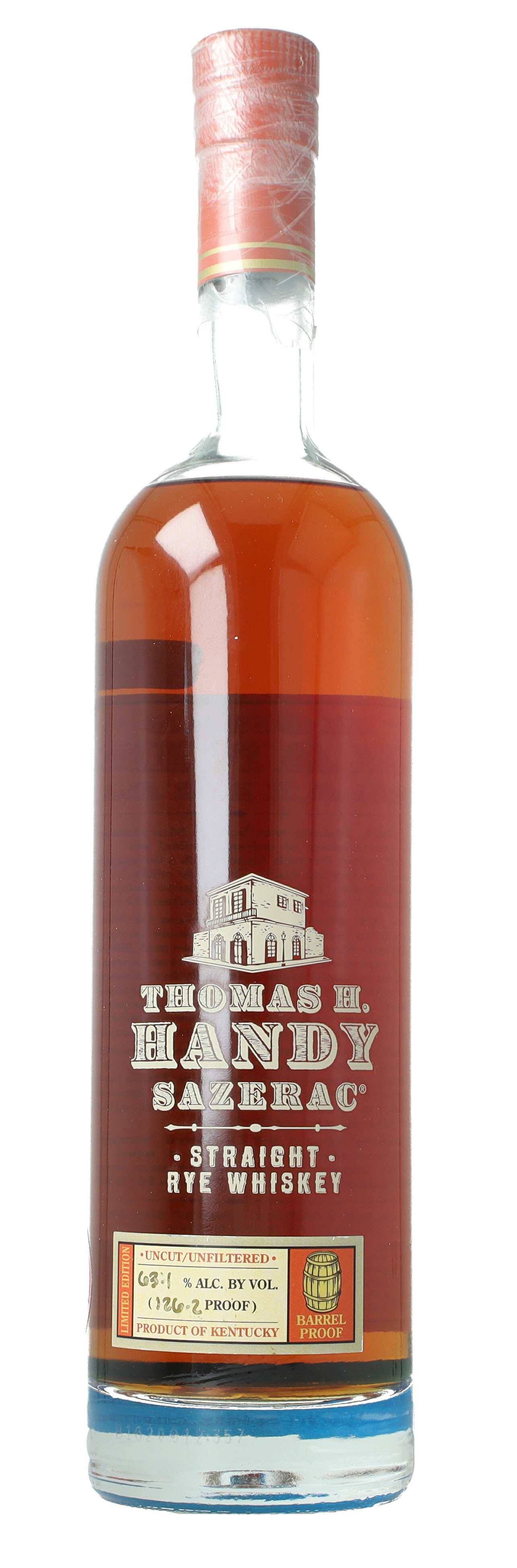 Thomas Handy Sazerac Kentucky Straight Rye Whiskey bottled 2016 75cl 63 ...