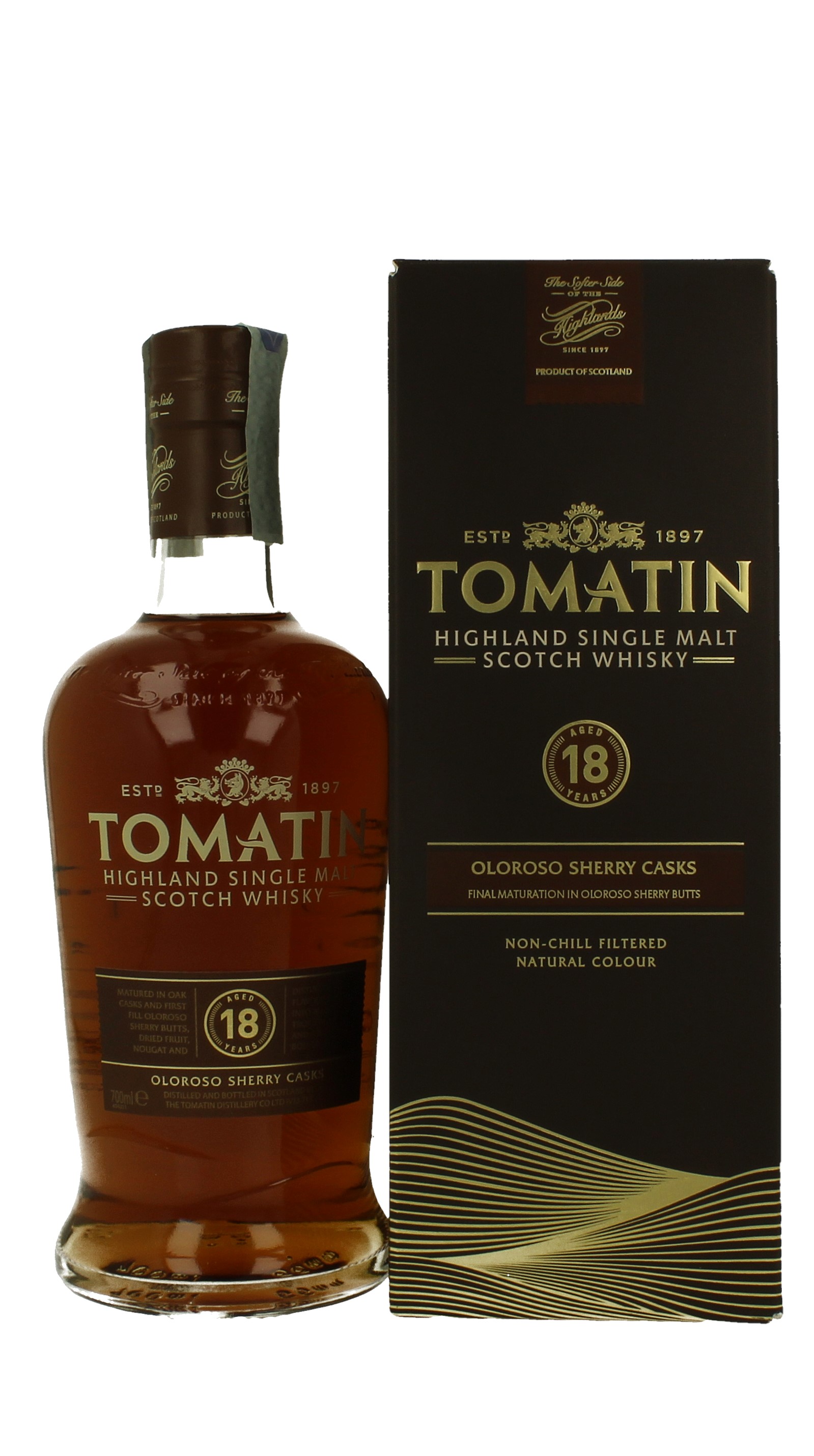 TOMATIN 18 Years Old 70cl 46% - Products - Whisky Antique, Whisky & Spirits
