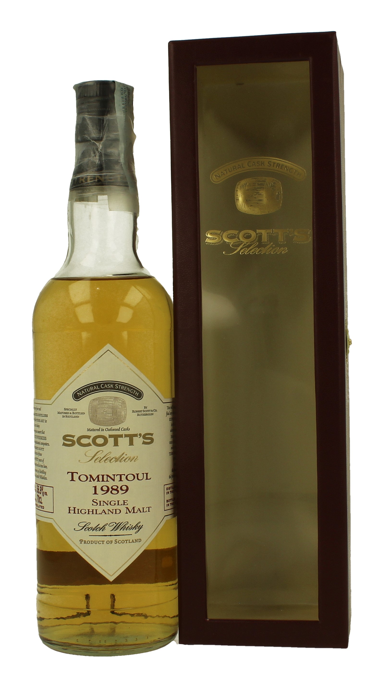 Tomintoul Highland Scotch Whisky 16yo 1989 2005 56.9% Scott's Selection ...