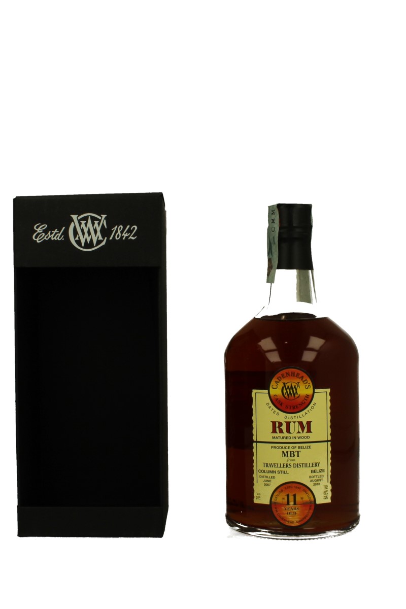 TRAVELLERS RUM 2005 2016 70cl 63.4% Cadenhead's BELIZE - Products ...