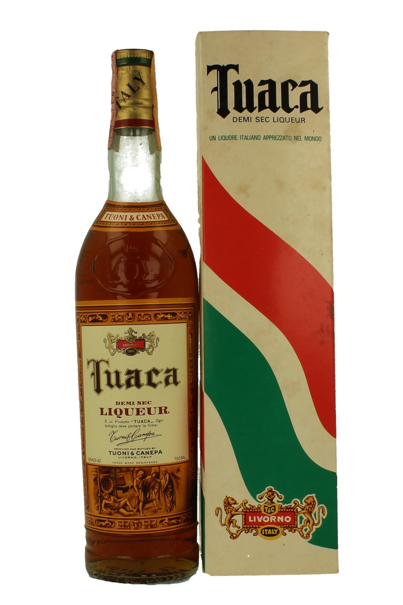 Tuaca liquore secco old Italian Liquor Bot 60/70's 75cl 42% Tuoni ...