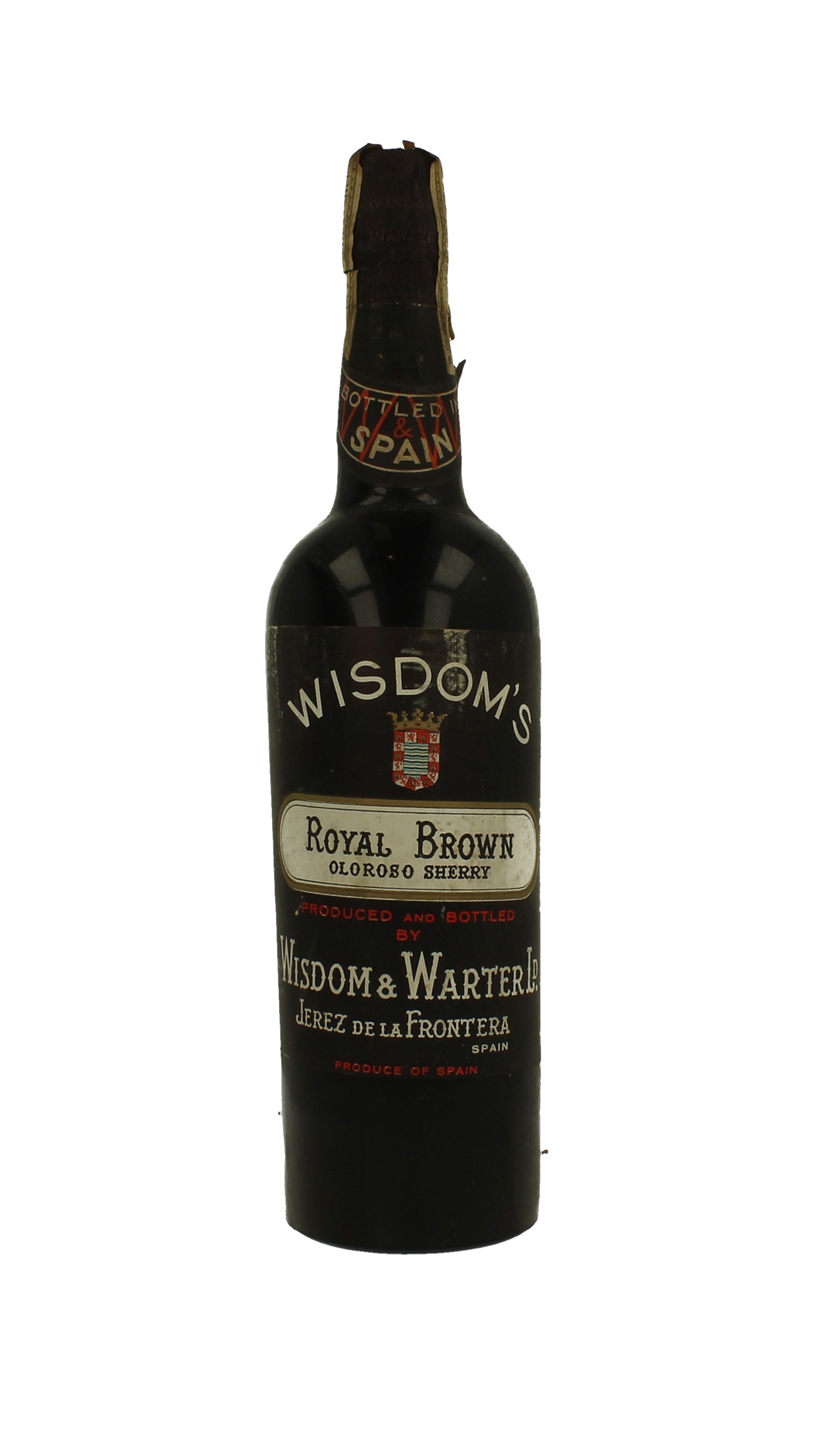 Wisdom's Sherry Wine Bot 60/70's 75cl Oloroso Sherry - Products ...