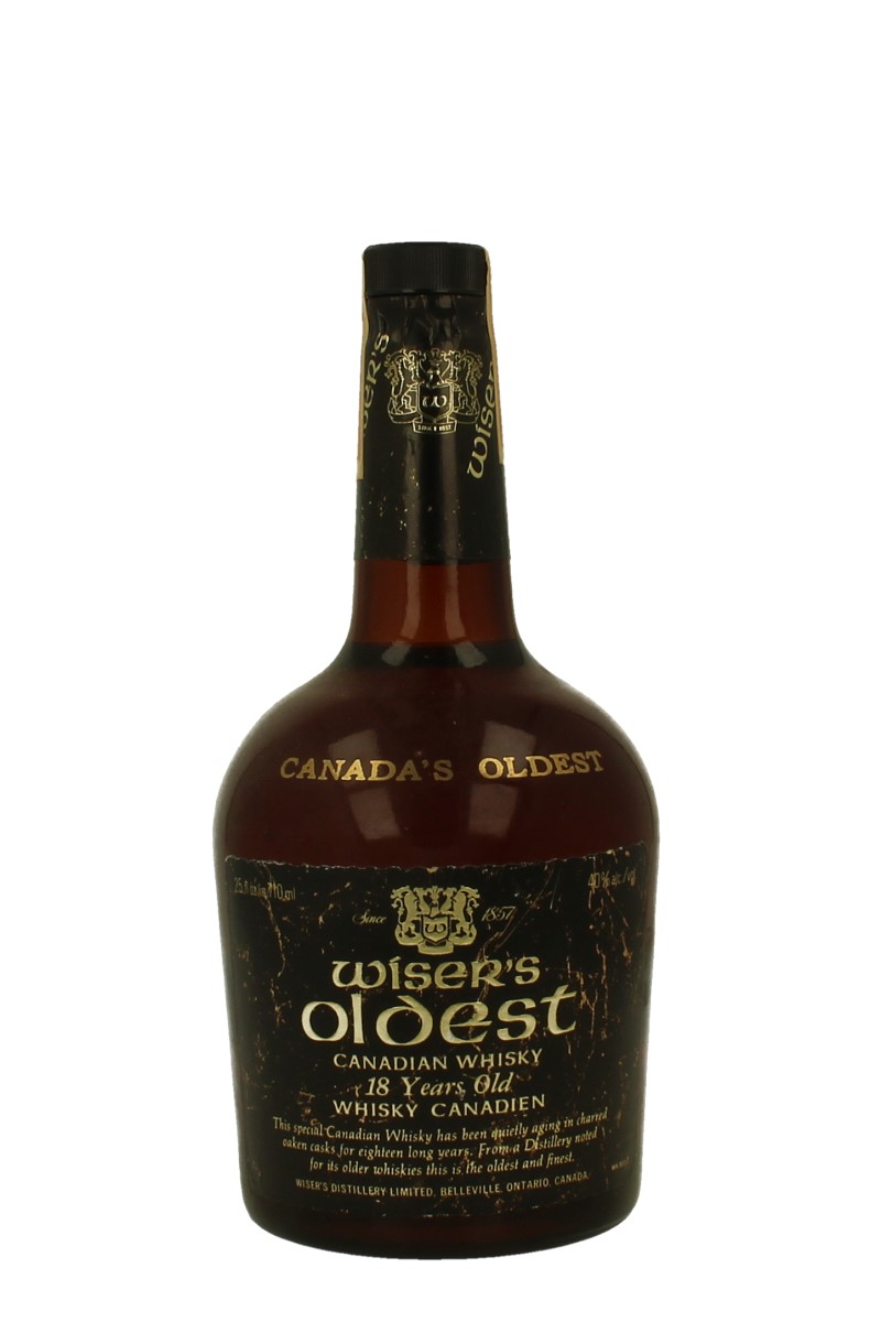Wiser 's Canadian Whiskey 18 Years Old 1960 71cl 40% - Products ...